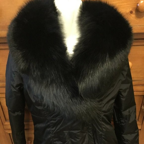 POST CARD | Jackets & Coats | Post Card Black Quilted Down Long Coat ...